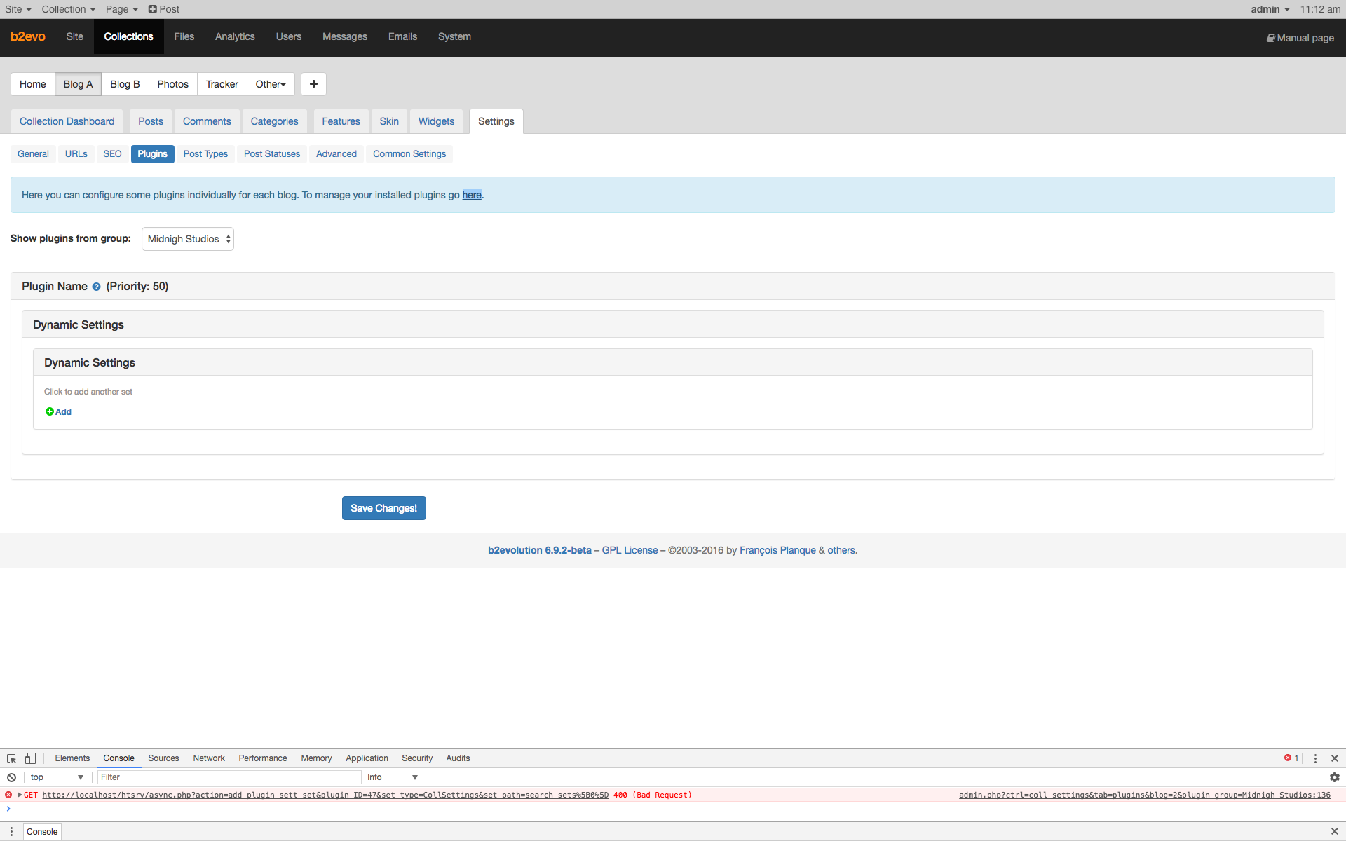 Dynamic Ajax Form Settings And Input Fields Plugin Per User Settings