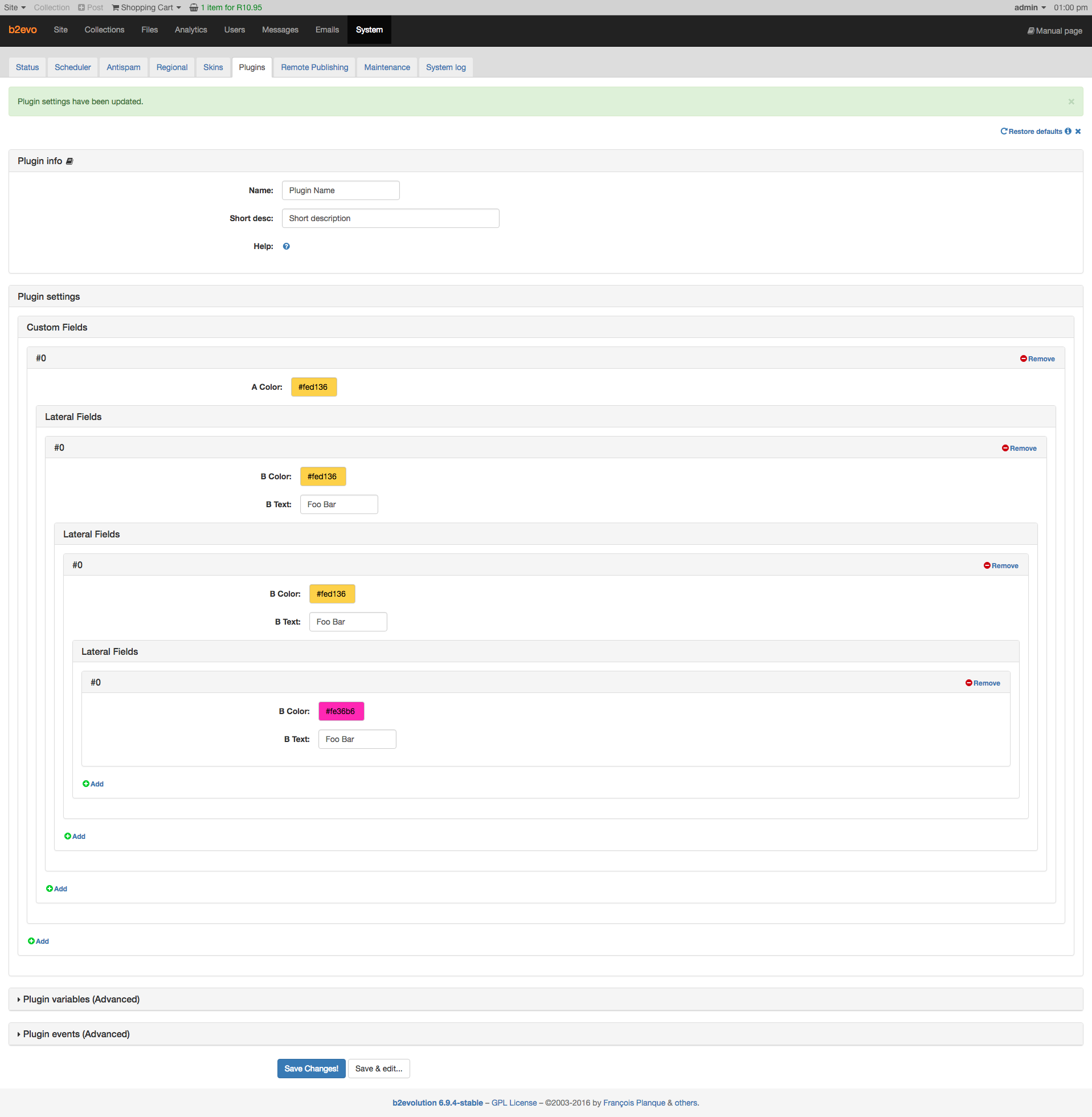 Support Nested dynamic fields Support Nested dynamic fields