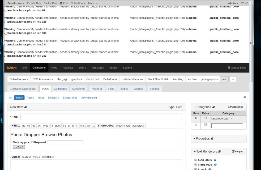 Cannot Modify Header Information Headers Already Sent From Core Template Funcs Php
